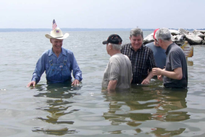 Bernie Fowler Measures "Sneaker Index" of 34.5 Inches at Annual ...