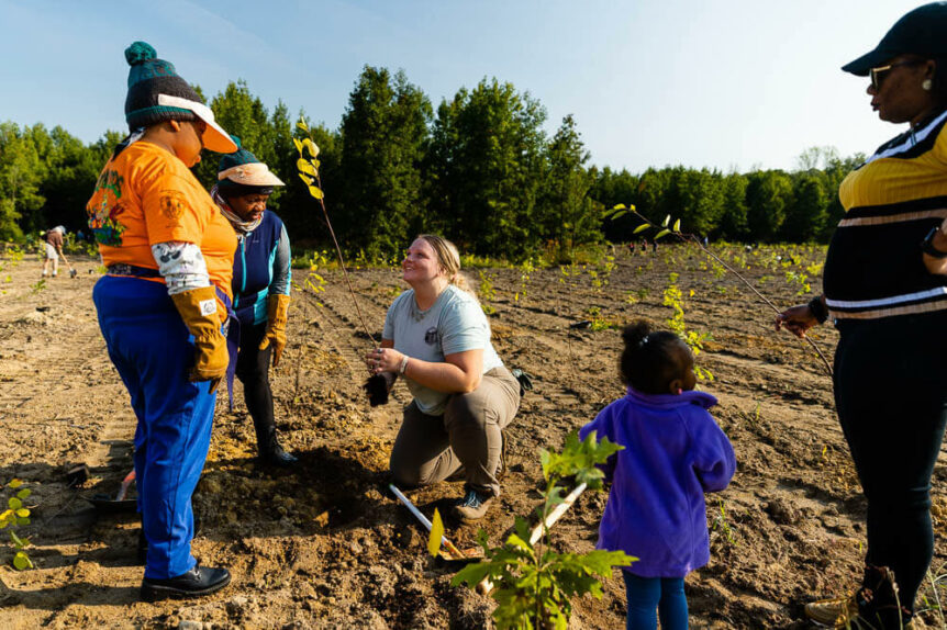 Chesapeake nonprofit and volunteers plant 3,000 trees in 24-hours