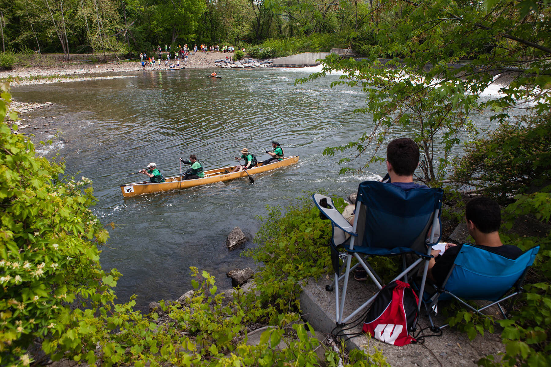 Regatta races down the Susquehanna River