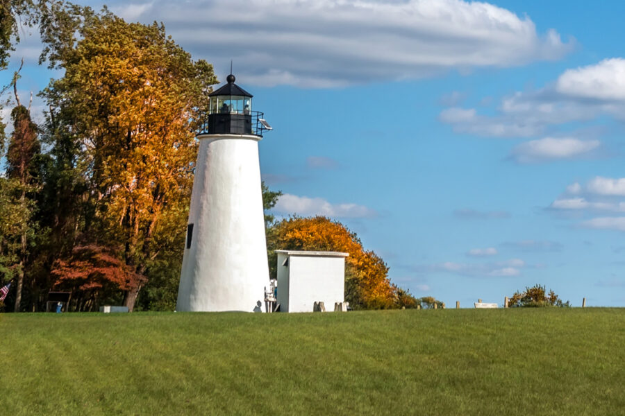 Eleven lighthouses in the Chesapeake Bay watershed